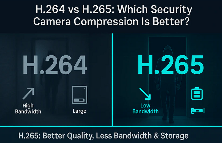 H.264 vs H.265 Compression in Security Cameras – Okasha Smart