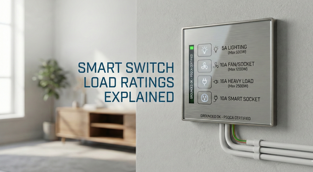 Smart Switch Load Ratings Explained | Safe Usage Guide – Okasha Smart