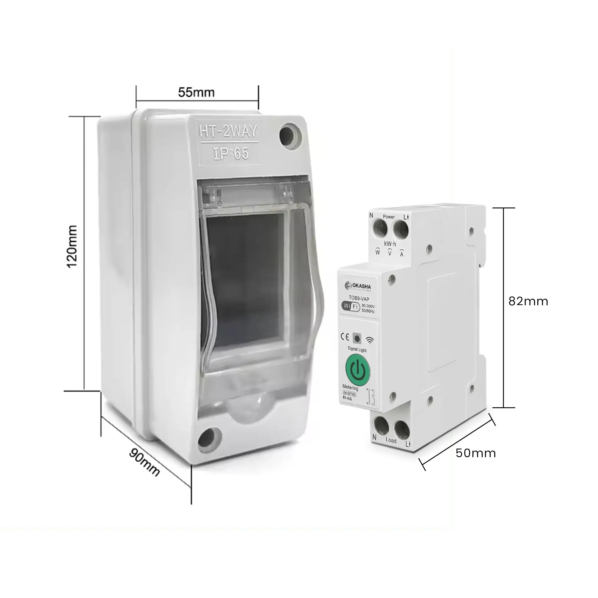 Wifi Smart Power Switch-40A + Box – Okasha Smart