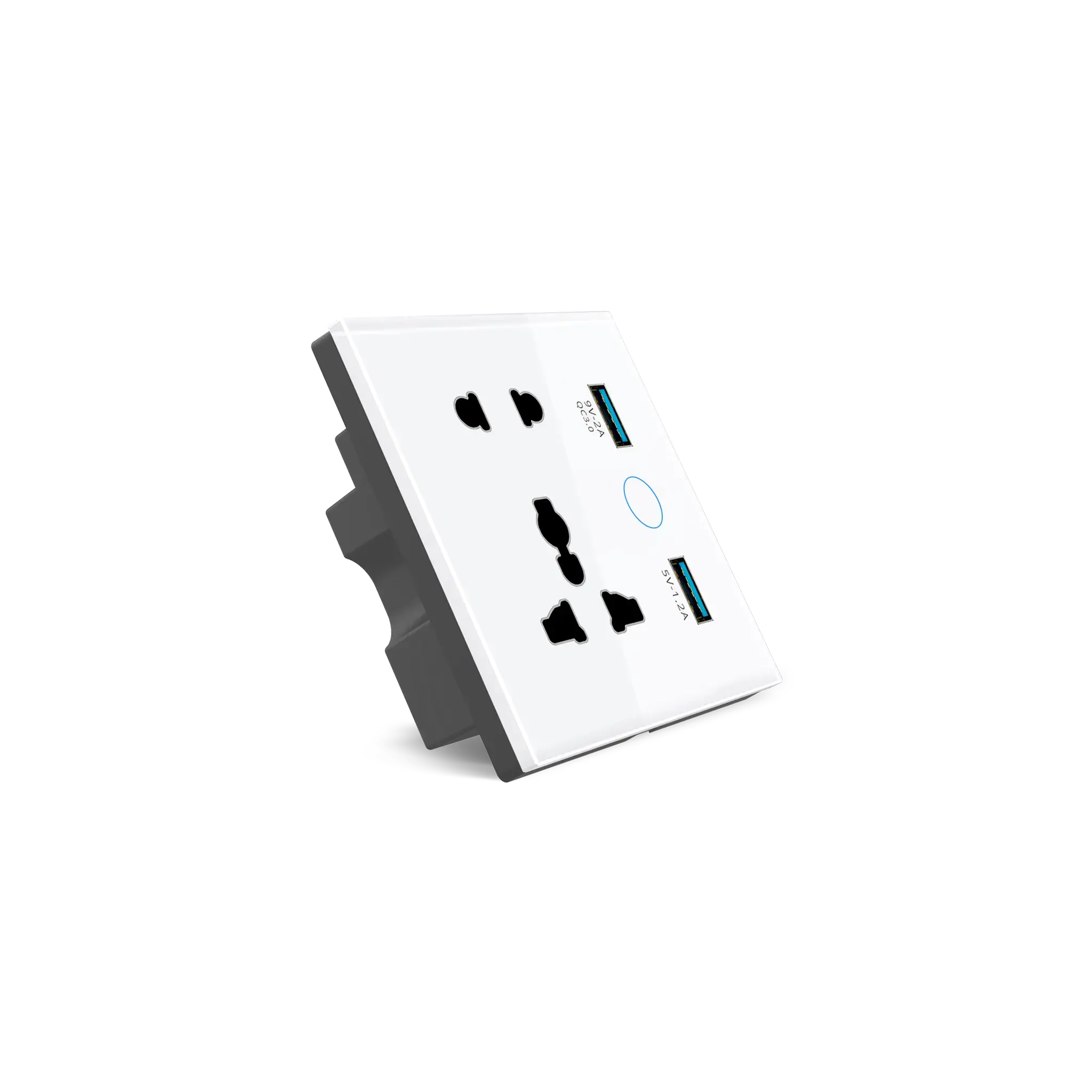 Universal Smart Socket with dual USB – Okasha Smart